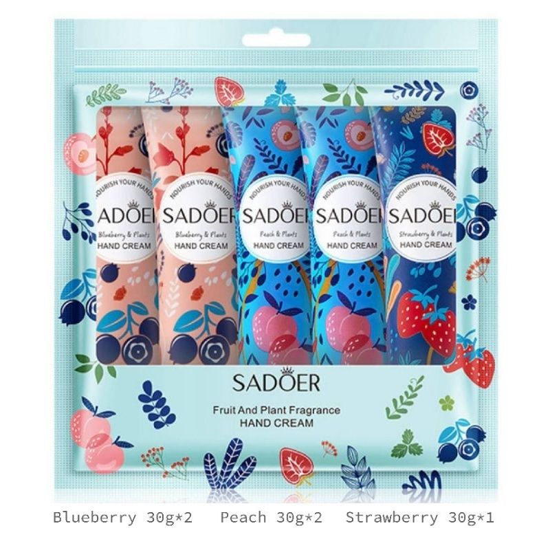 SADOER HAND CREAM ครีมทามือ ครีมบำรุงมือ หอมละมุน สกัดจากธรรมชาติ 30ml โลชั่นทามือ แฮนด์ครีม ...