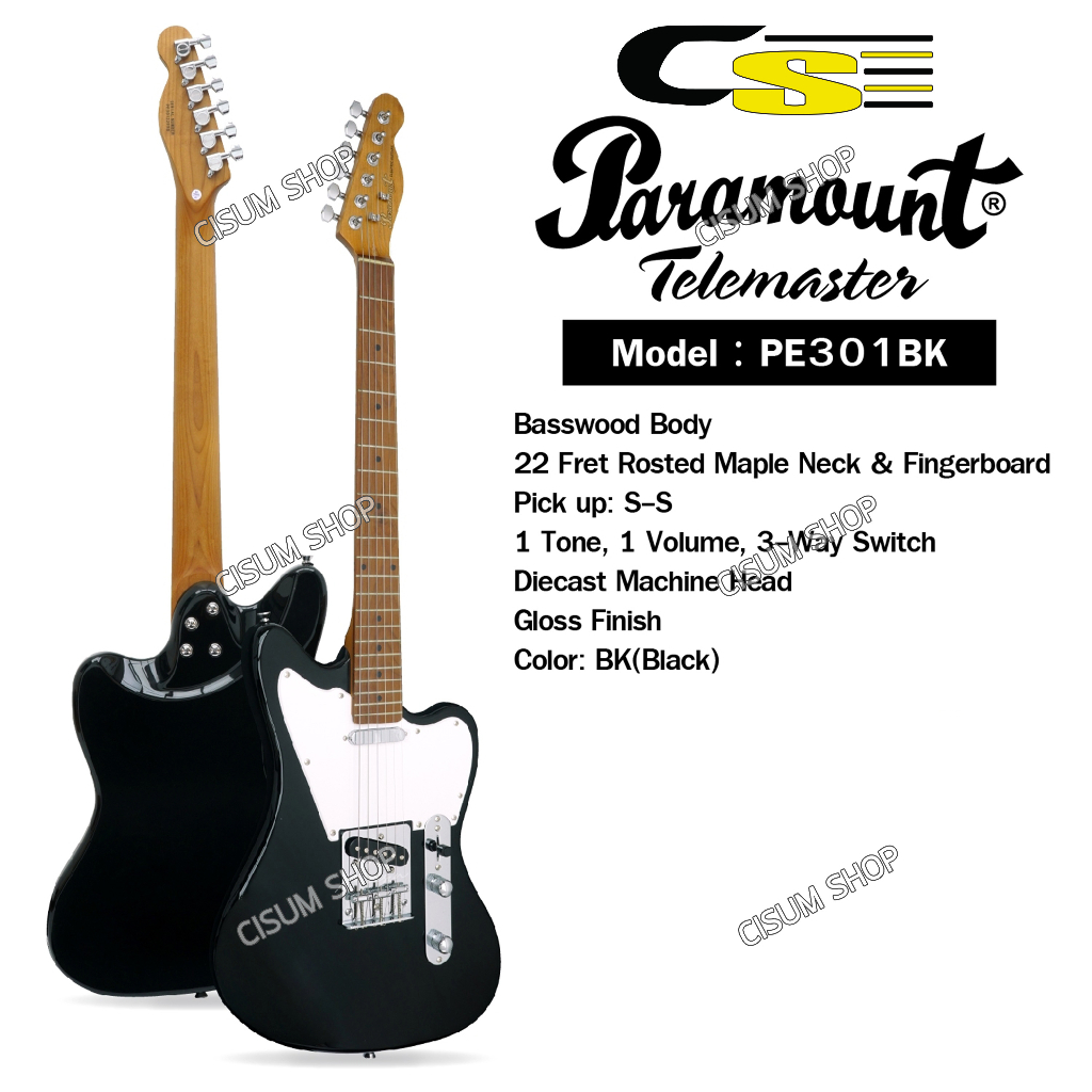 Paramount Telemaster กีตาร์ไฟฟ้าTelemaster รุ่น PE301 | Shopee Thailand