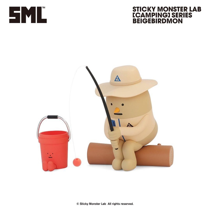 พร้อมส่ง แบบแยก SML mini blindbox camping series, sticky monster lab ...