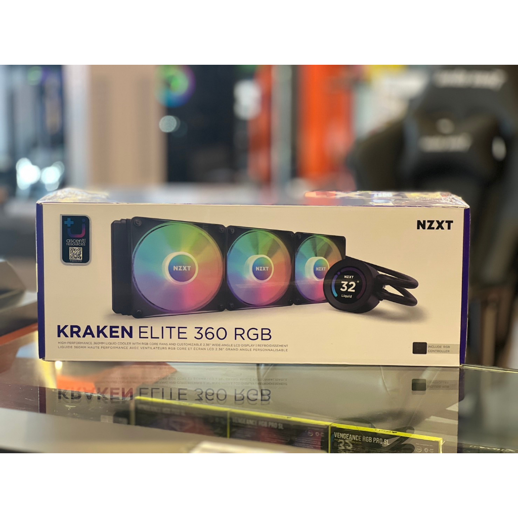 NZXT KRAKEN ELITE 360 RGB BLACK | Shopee Thailand