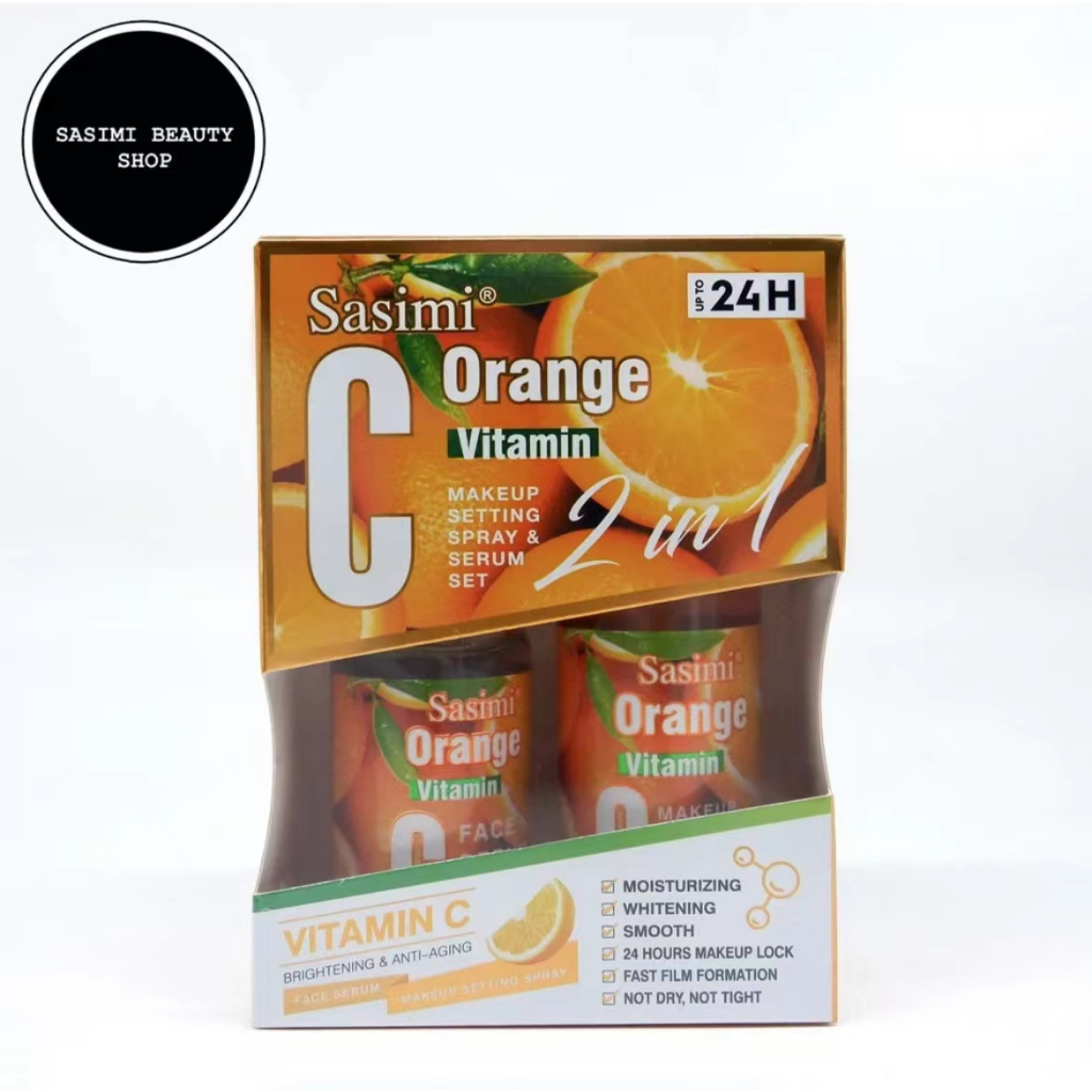 SASIMI Makeup Setting Spray & Serum Set เซรั่มบำรุงผิวหน้า และเซตติ้ง ...