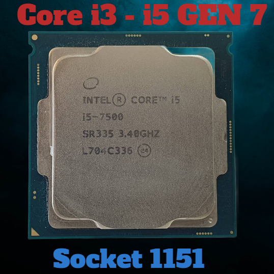 CPU Core i3 - i5 (GEN7) มือสอง Socket 1151 สำหรับคอมพิวเตอร์ | Shopee ...