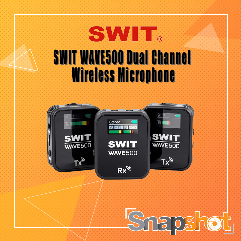 Swit WAVE500 Dual Channel Wireless Microphone ประกันศูนย์ไทย | Shopee ...