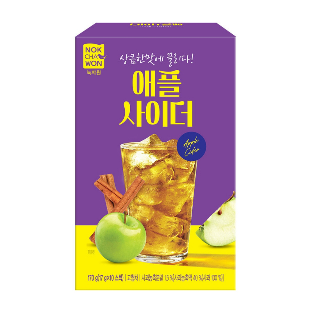 NOKCHAWON GREEN TEA ADE 15T ชาผลไม้ คลายร้อนเกาหลี วิตามินซีสูง แคลต่ำ ...