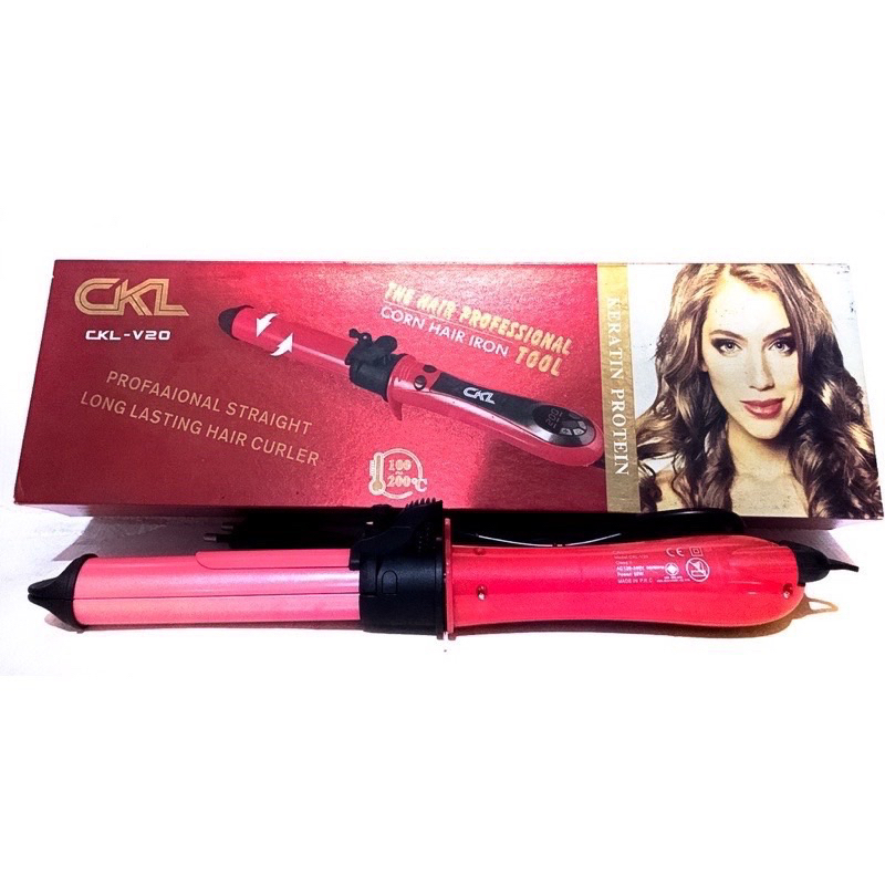 พร้อมส่ง เครื่องหนีบผม 2in1 CKL 736 หนีบตรง ยืดผม ม้วนลอน ทำวอลลุ่ม ปรับความร้อน 5 ระดับ หน้าจอ ...