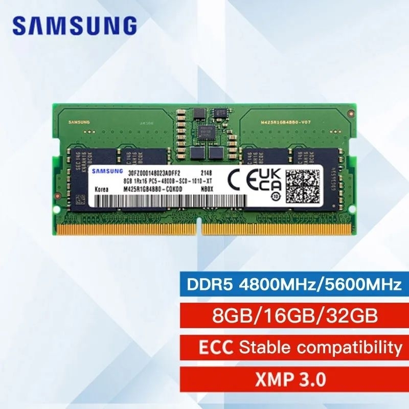 [จัดส่งฟรี][พร้อมส่ง]แรมมือสอง Samsung DDR5 4800MHz 8GB SODIMM FOR ...