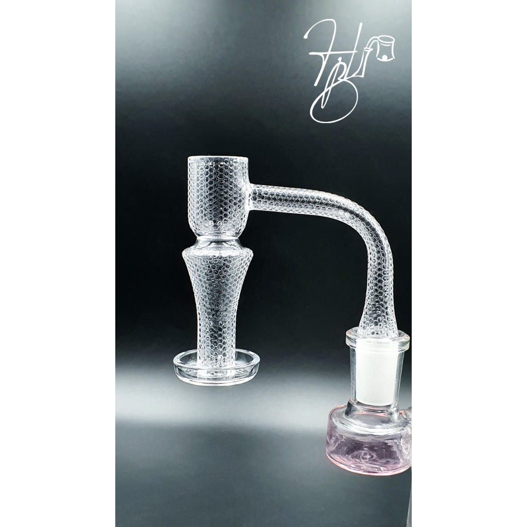 Terp Blenders Full Engraved Beveled Edge Quartz Banger for Dab rig, Wax ...
