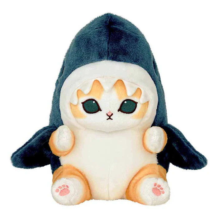 [Direct from Japan] mofusand Cat Plush doll Pote Pote Shark Nyan Japan NEW | Shopee Thailand
