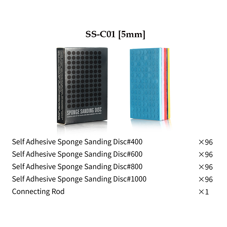 [DSPIAE] SS-C01/C02 CIRCULAR SPONGE SANDPAPER SET | Shopee Thailand