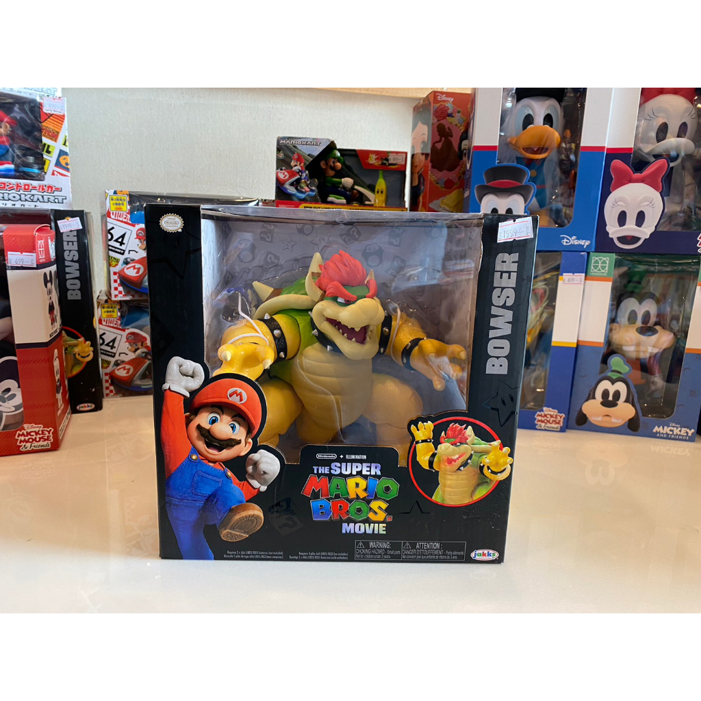 Nintendo Super Mario Movie 18cm Fire Breathing Bowser Figure | Shopee ...