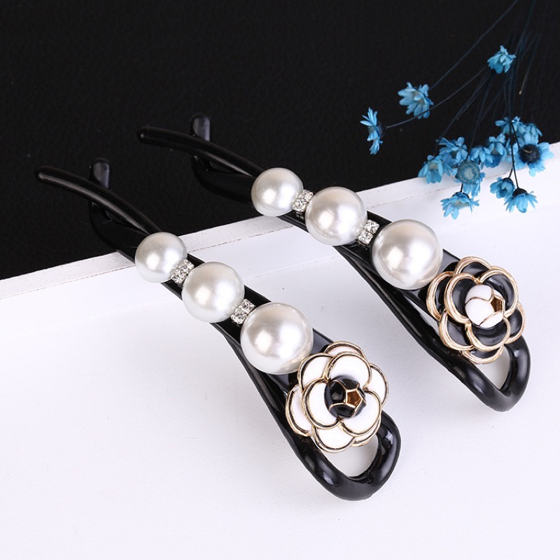 กิ๊บติดผมไขว้ประดับมุก Pearl Tong ขนาด 10.5 cm. ️ ️สินค่าพร้อมส่งในไทย ...