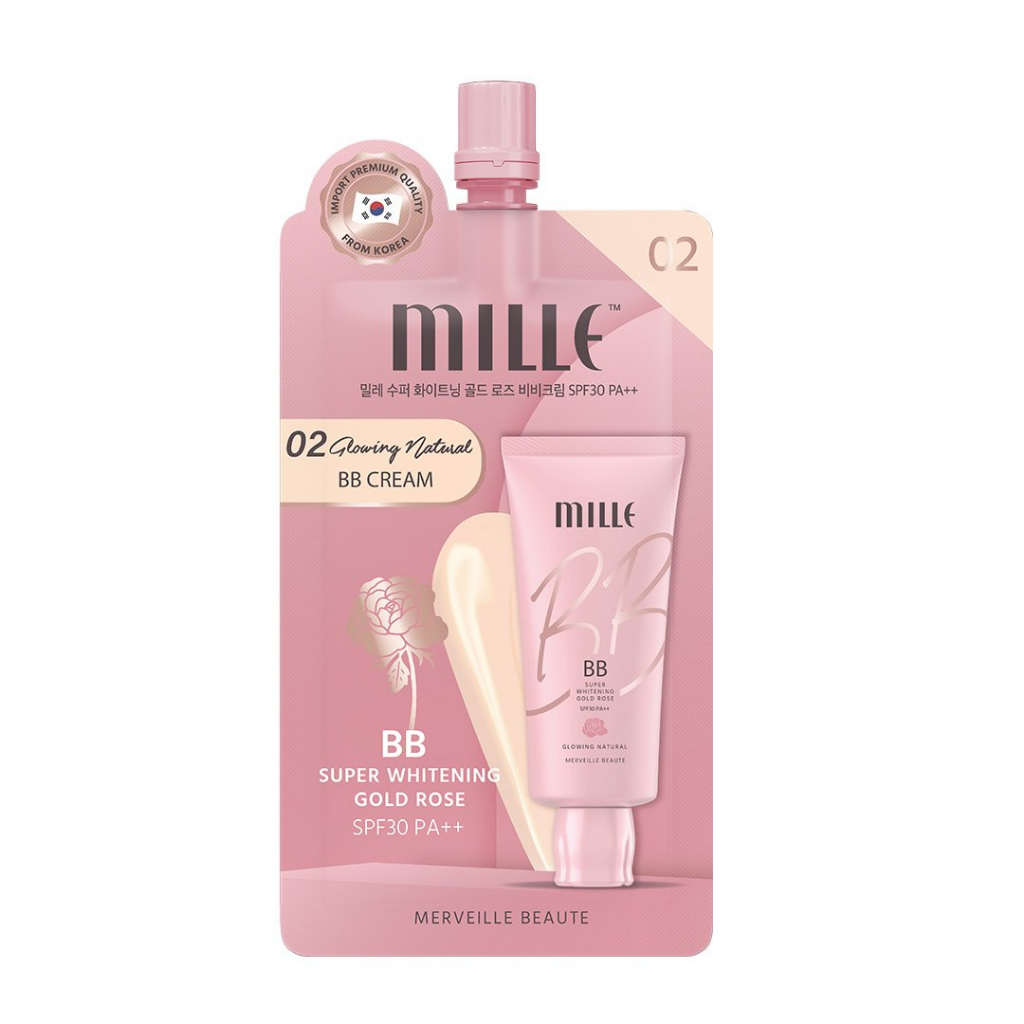 [ซอง] มิลเล่ โทนอัพ เบส/ บีบี ครีม/ ฟาวเดชั่น/ ไพรเมอร์ MILLE Tone up ...