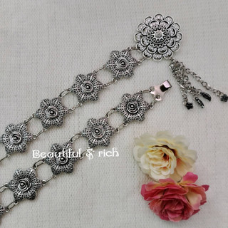 เครื่องประดับชุดไทยสีรมดำ ดำพลอยแดง รุ่น D00013 | Shopee Thailand