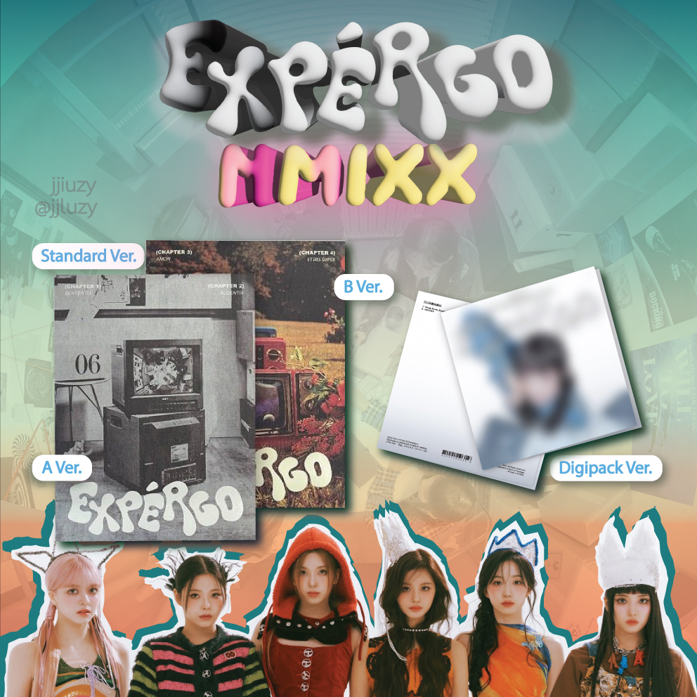 พร้อมส่ง NMIXX - 1st EP Album [expergo] (Standard,Digipack Ver ...