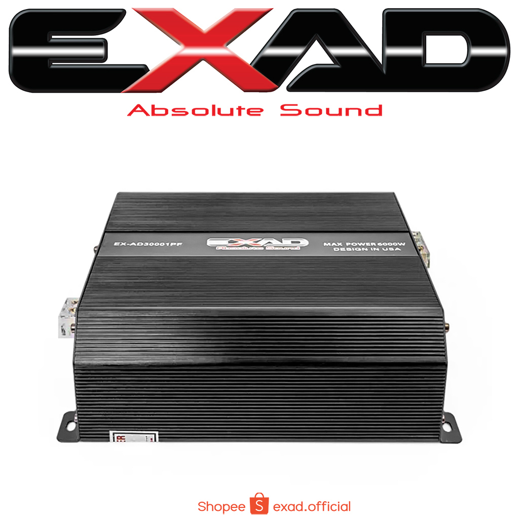 Power amplifier EXAD EX-3000.1PF เพาเวอร์แอมป์ (จัดส่งฟรี) | Shopee Thailand