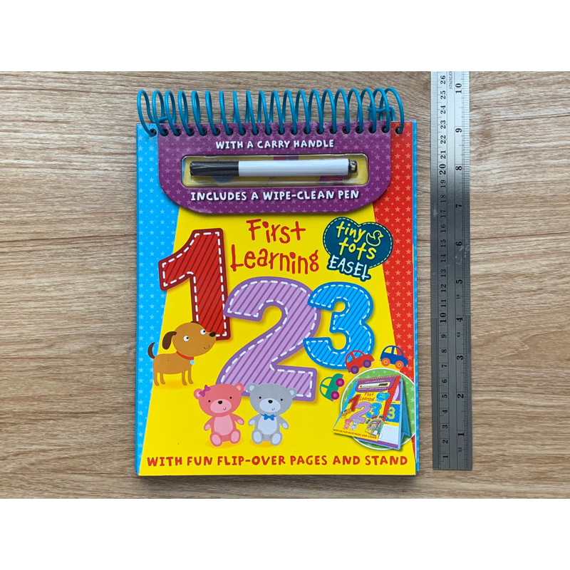 หนังสือกิจกรรม First Learning 123 (Wipe-Clean Book) | Shopee Thailand