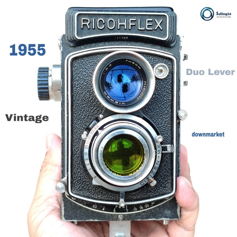 กล้องฟิล์ม RICOHFLEX NEW DIA6x6 Film TLR twin lens reflex CITIZEN-MXV ...