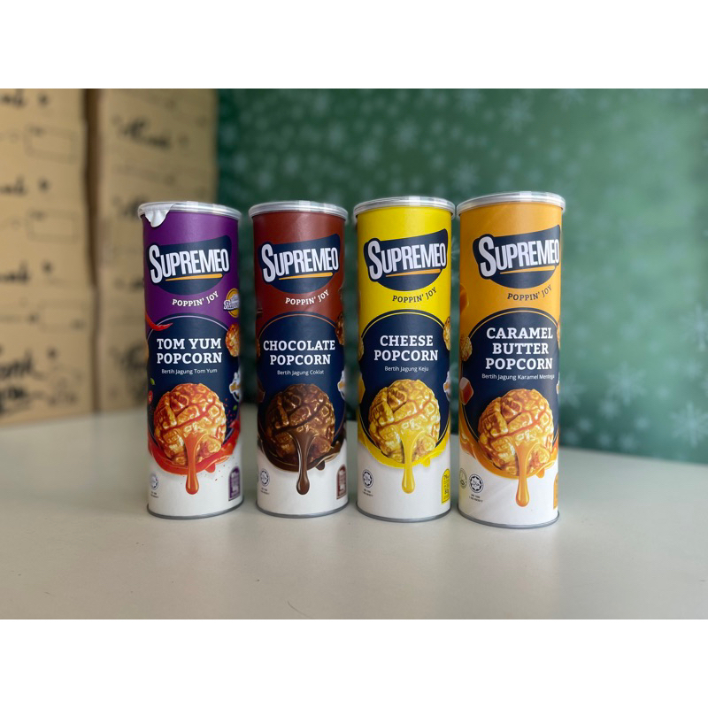 Supremeo Popcorn ป๊อปคอร์นเม็ดใหญ่เคลือบเต็มเม็ด | Shopee Thailand