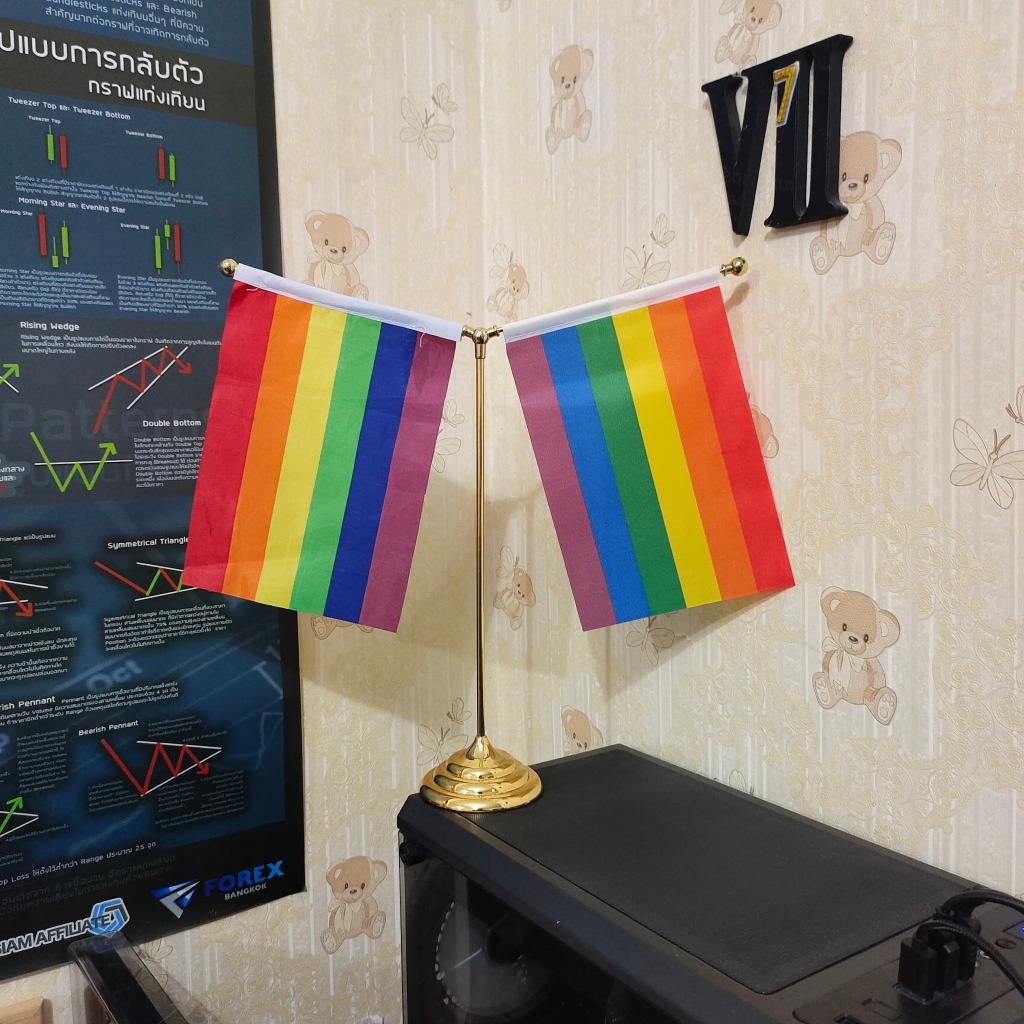 ส่งฟรี!!> ธง LGBT Flag 9 แบบ 4 ขนาด LGBTQ Pride 4 Size พร้อมส่งร้านคน ...