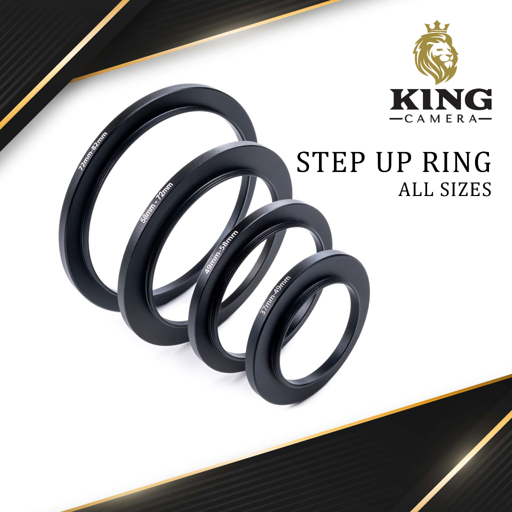Step Up Ring ทุกขนาด แหวนเพิ่มขนาด ฟิลเตอร์ ( Step ring / Filter / Up ...