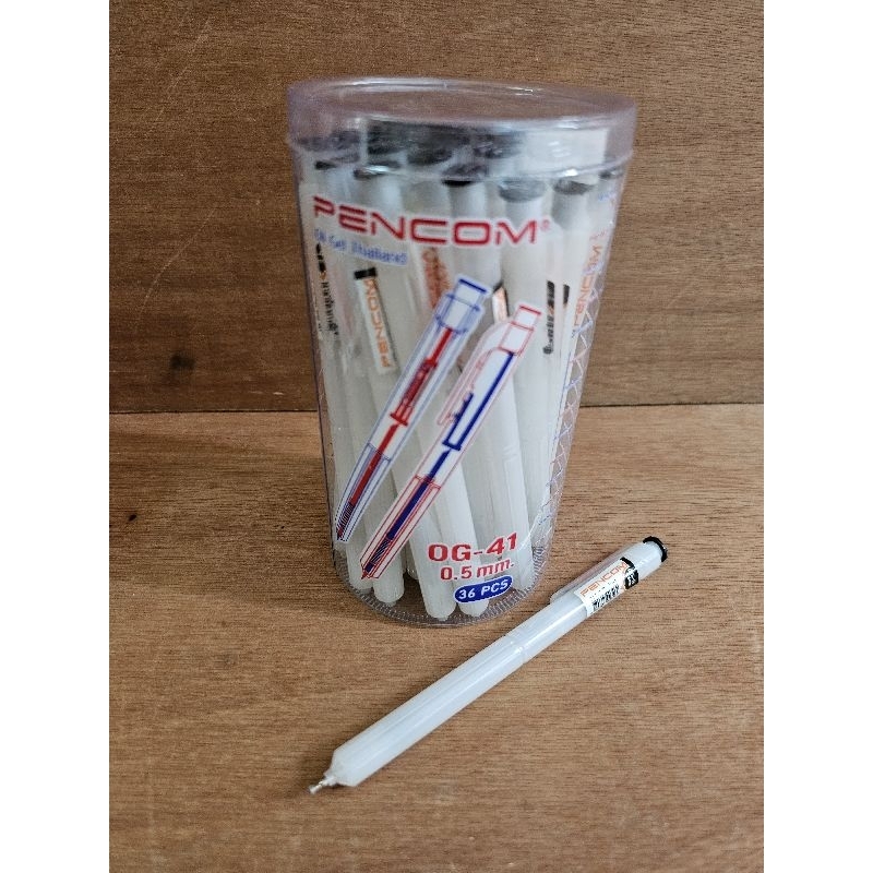 ปากกาหมึกน้ำมัน Pencom OG41 0.5 (36 ด้าม) | Shopee Thailand
