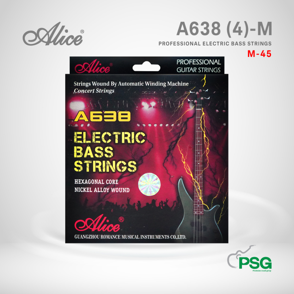ALICE : A638 ELECTRIC BASS STRINGS สายเบส 4 สาย | Shopee Thailand