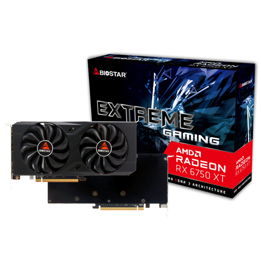 Biostar (การ์ดจอ) AMD Radeon RX6750XT 12GB GDDR6 | Shopee Thailand