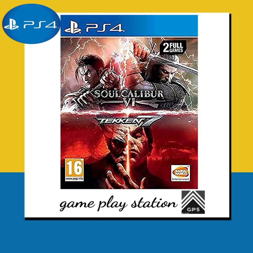 ps4 tekken 7 + soul calibur vi ( english zone 2 ) | Shopee Thailand