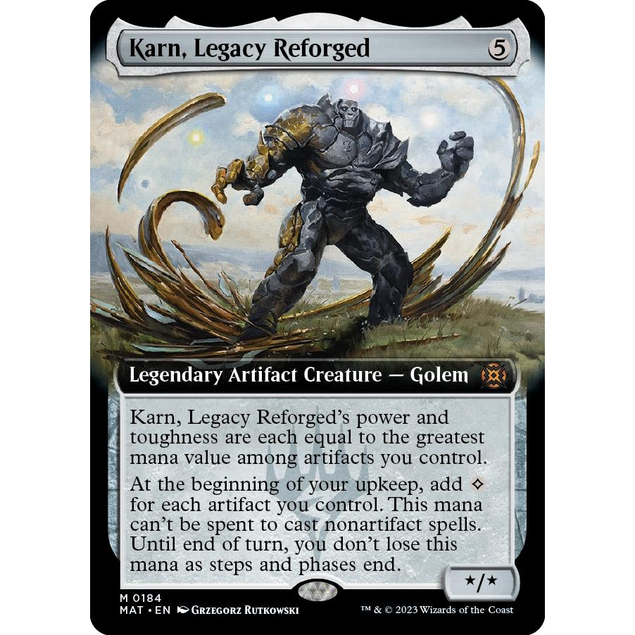 [MTG][Single][MAT] Karn, Legacy Reforged ระดับ Mythic [ภาษาอังกฤษ ...