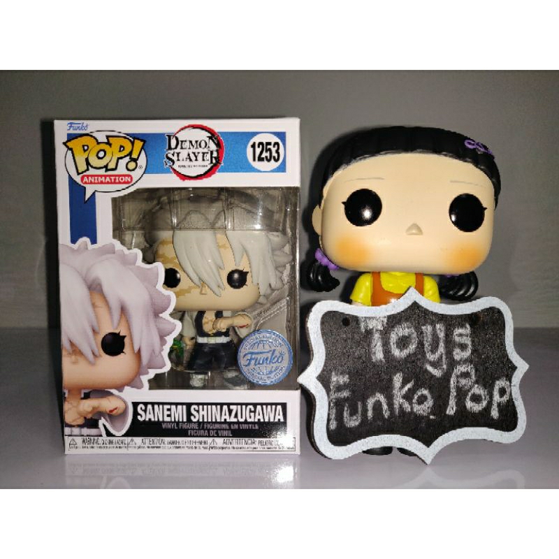 Funko Pop Animation Demon Slayer : Sanemi Shinazugawa 1253 (สติกเกอร์ ...
