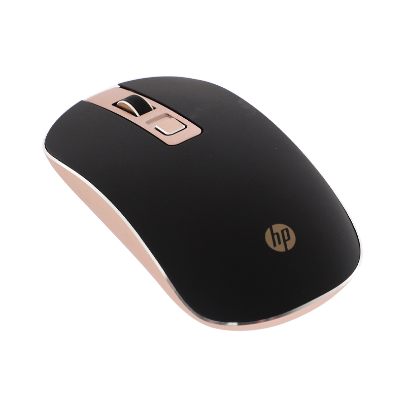 HP WIRELESS MOUSE S4000-SILENT BLACK/GOLD - A0139894 | Shopee Thailand