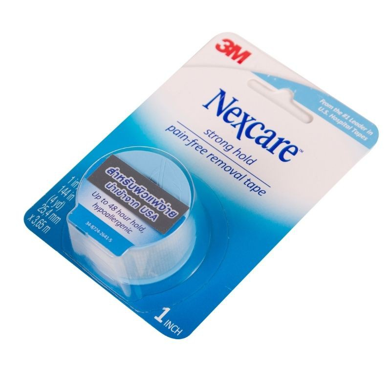 โฉมใหม่ NEXCARE SENSITIVE SKIN TAPE 1X4YD เหมาะสำหรับผิวแพ้ง่าย เช่น ...