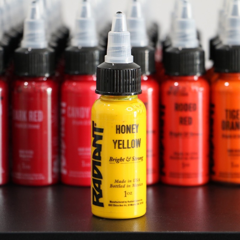 สีสัก RADIANT INK เเท้100000% ขนาด 1 Oz./หมึกสัก/Tattoo/ | Shopee Thailand