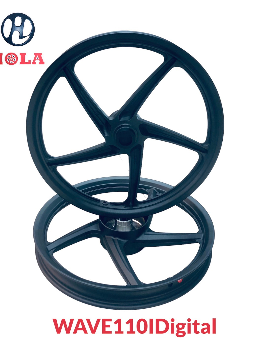 ล้อแม็ก(Racing HL) 17" WAVE 110-I (2021) WAVE-125I (2021-2022) สีดำ 5NS ...