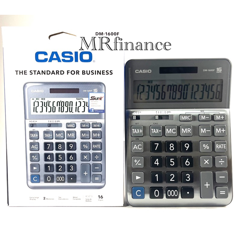 Casio DM-1600F (16 หลัก) ของใหม่ ของแท้ | Shopee Thailand