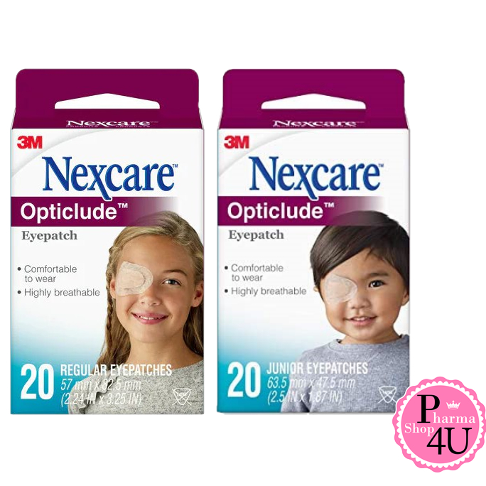 พร้อมส่ง 3M Nexcare Opticlude Eye Patch 20 ชิ้น/กล่อง อ๊อพติคลูด ...