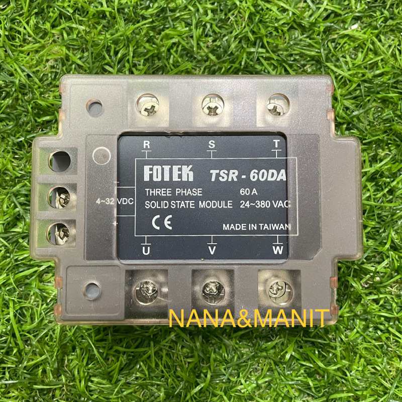 TSR-40DA TRS-60DA TSR-100DA ️FOTEK แท้บริษัท ️โซลิดสเตตรีเลย์ 3เฟส 40A ...