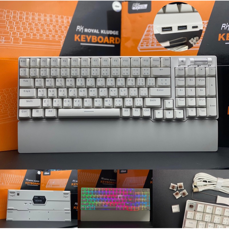 คีย์บอร์ด 🔰RK royal RK71/RK87/RK96/RK98/RK100🔰 มีให้เลือกหลายแบบ ราคา ...