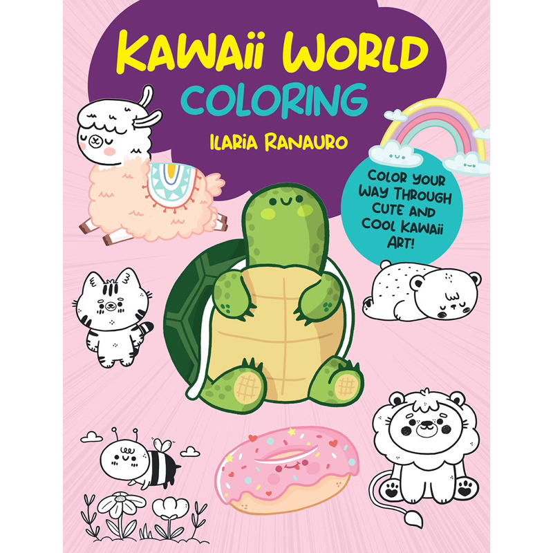 Kawaii World Coloring: ระบายสีในแบบของคุณผ่านงานศิลปะคาวาอี้สุดน่ารัก ...