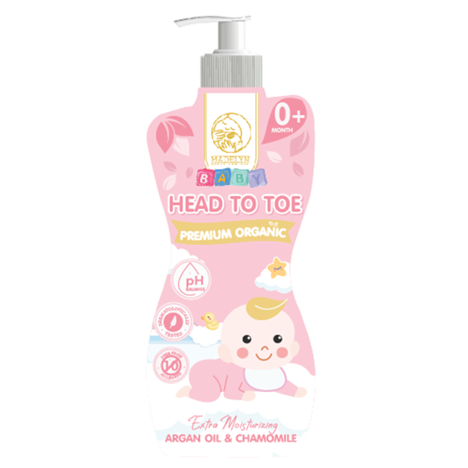 MADELYN BABY HEAD TO TOE WASH PREMIUM ORGANIC EXTRA MOISTURIZING ...