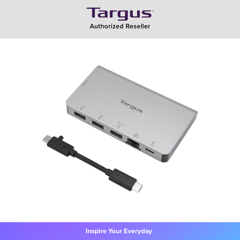 Targus USB-C Hub with Ethernet Adapter 100W Power Delivery (ACA951) อะ ...
