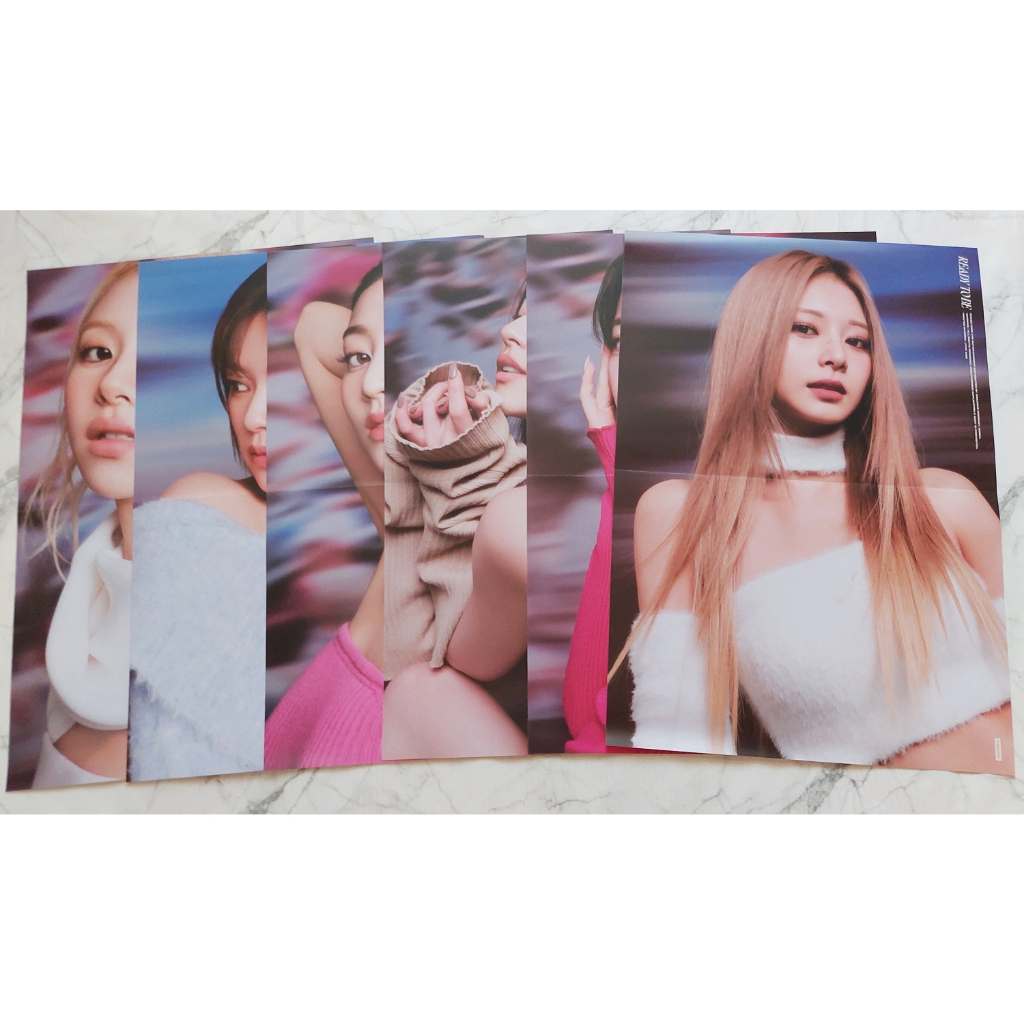 Folded Poster จาก CD อัลบั้ม TWICE - READY TO BE Album ของแท้ Kpop ...
