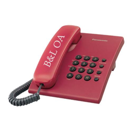 Panasonic Basic Phone รุ่น KX-TS500MX โทรศัพท์พานาโซนิค | Shopee Thailand