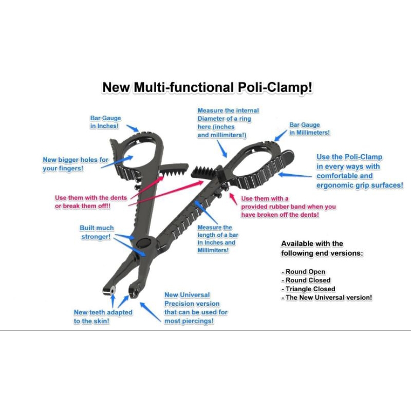 APS Piercing Clamps คีมเจาะร่างกาย ใช้แล้ววทิ้ง | Shopee Thailand