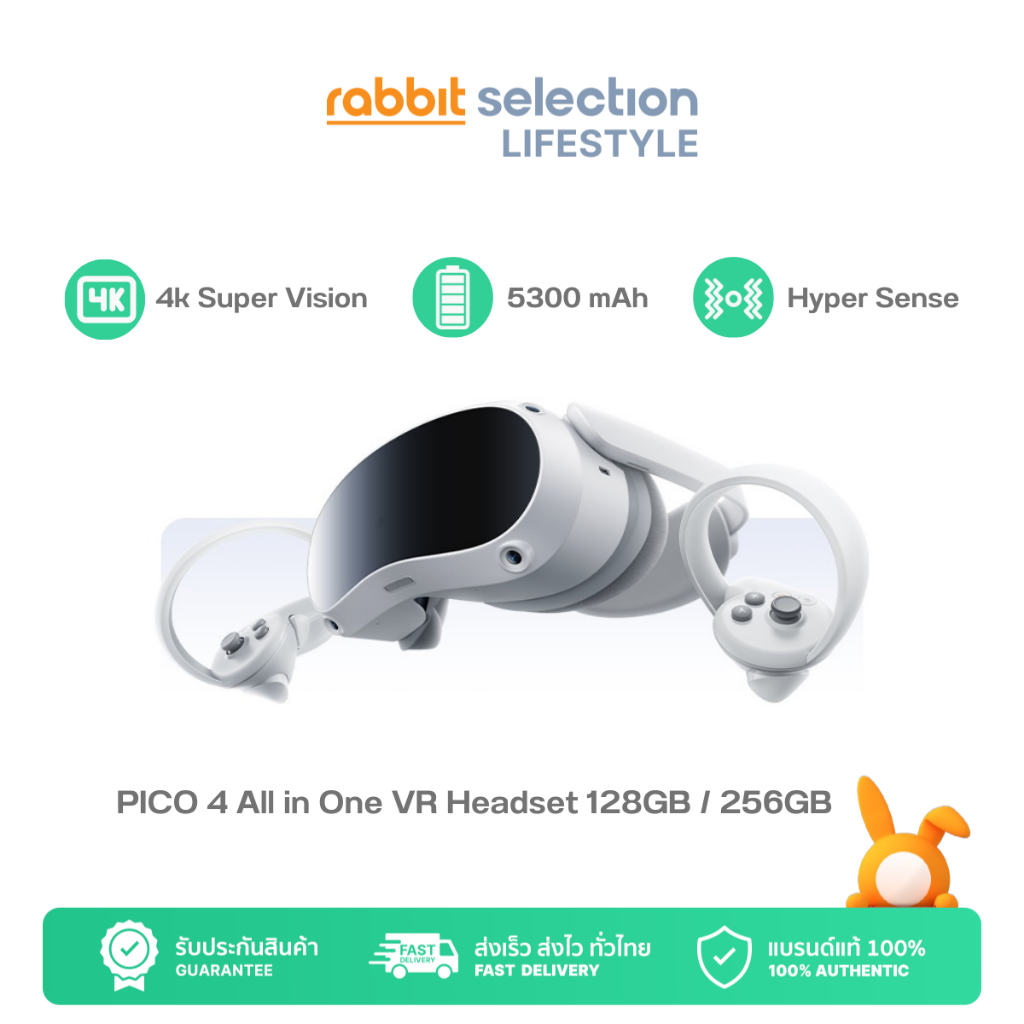 PICO 4 All-in-One VR Headset ฟรี 1 เกมส์ (128GB/256GB) | Shopee Thailand