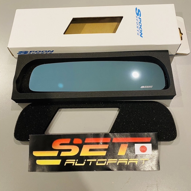 เลนส์ กระจกมองหลัง Spoon แท้ ใส่ EK ของใหม่เบิก Japan SPOON Blue Wide ...