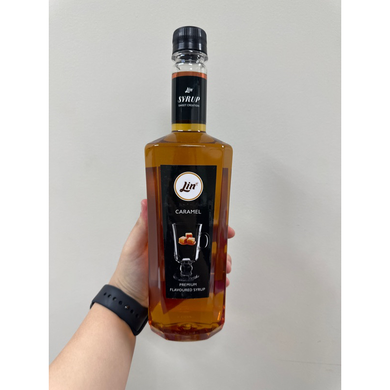 Lin Syrup Caramel ลินไซรัป น้ำเชื่อมกลิ่นคาราเมล | Shopee Thailand