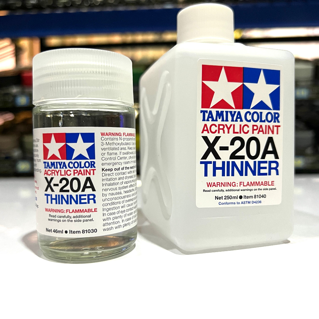 TAMIYA X-20A ตัวทำละลายสีอะคริลิคสูตรน้ำของทามิย่า(ฝากลม) | Shopee Thailand