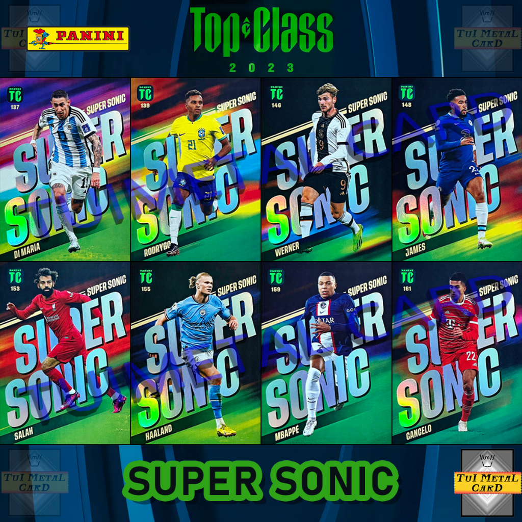 PANINI TOP CLASS 2023: SUPER SONIC การ์ดสะสมฟุตบอล Football Trading ...