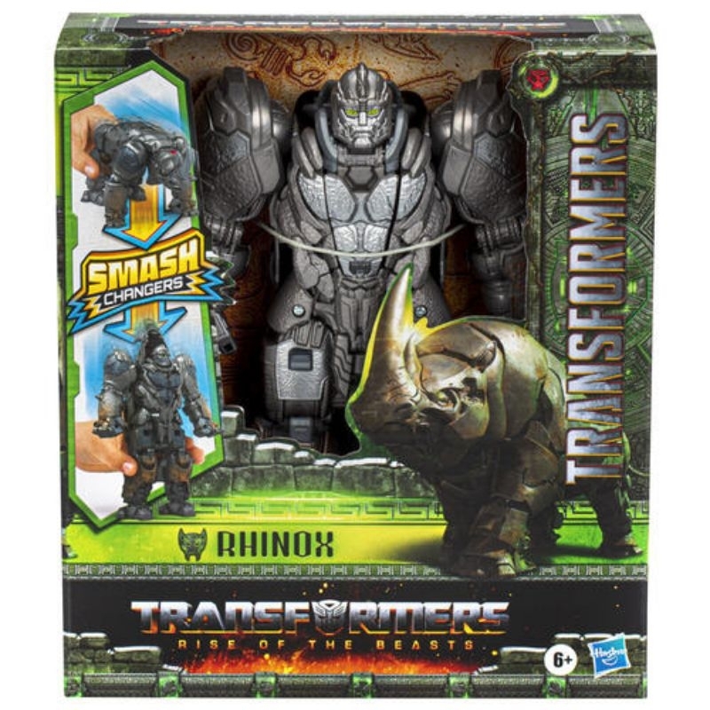 Hasbro Transformers Rise Of The Beasts Smash Changers Rhinox Action ...